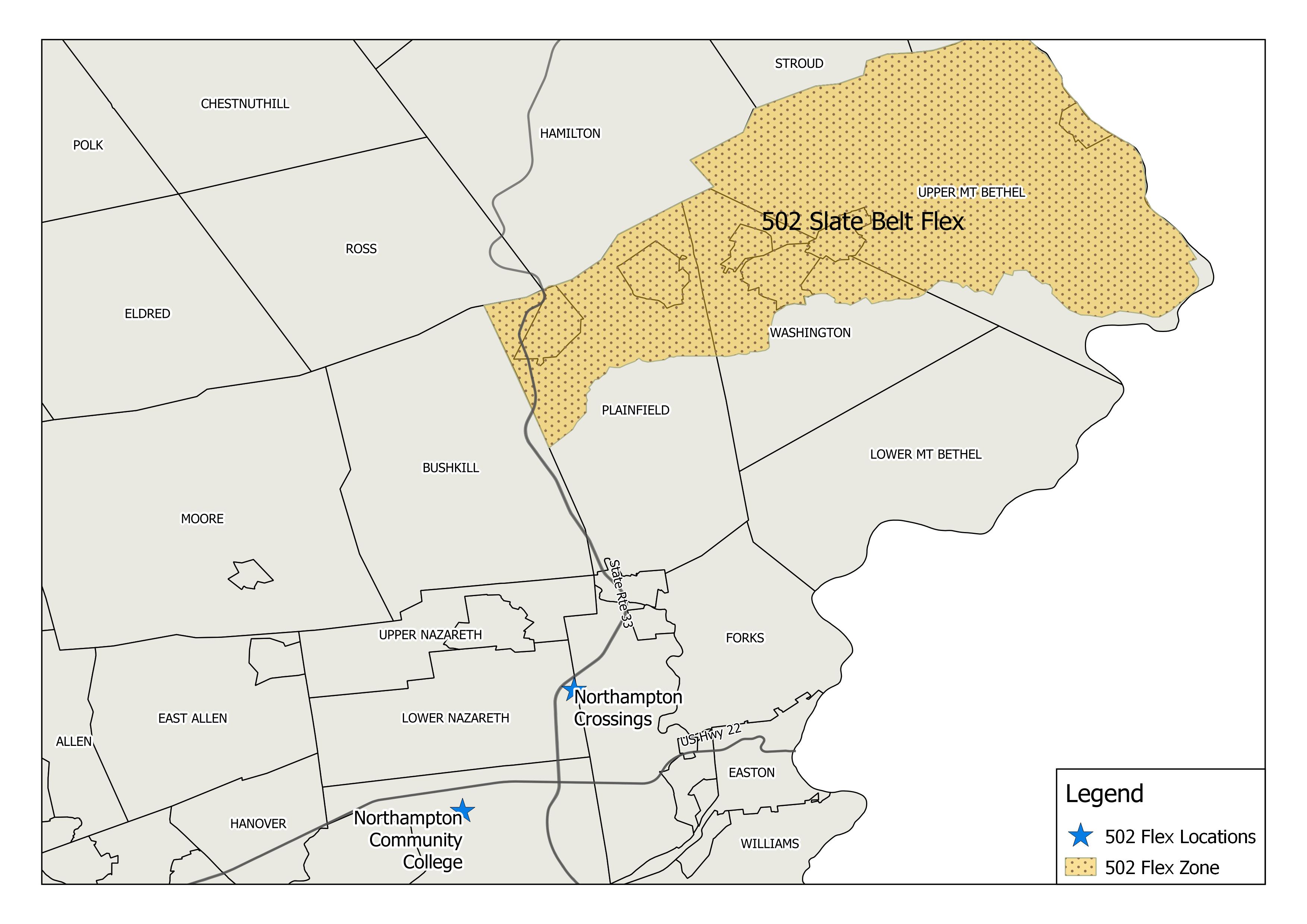 LANTA | Route 502 – Slate Belt Flex